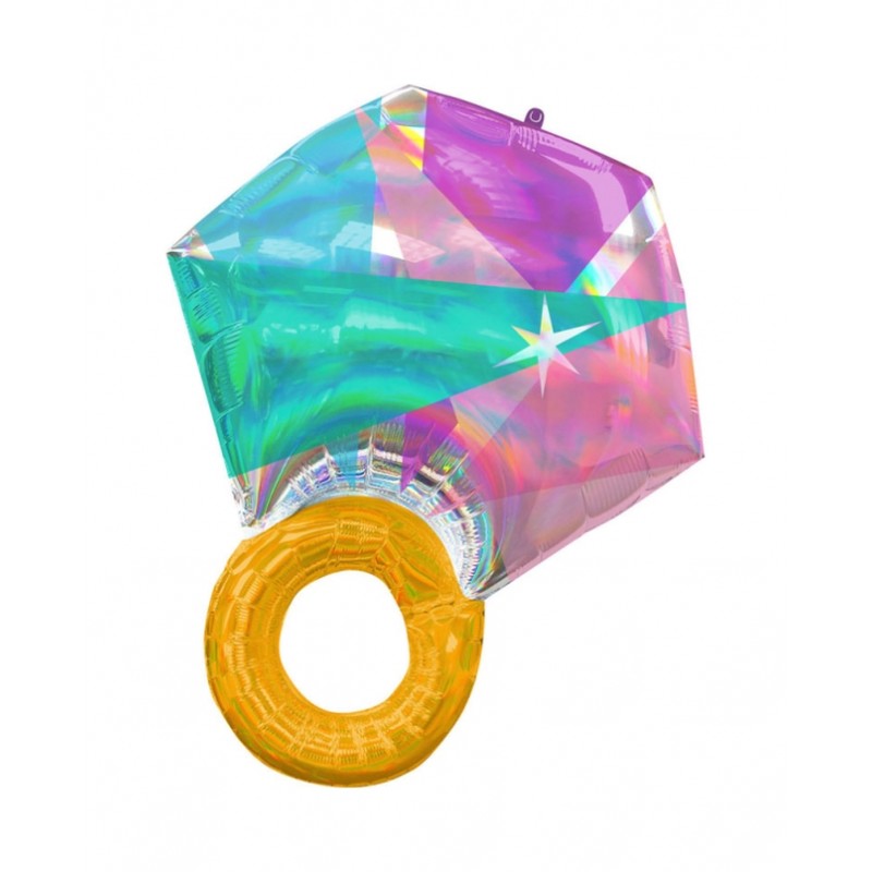 Globo Metalico - Anillo Multicolor – TC PARTY